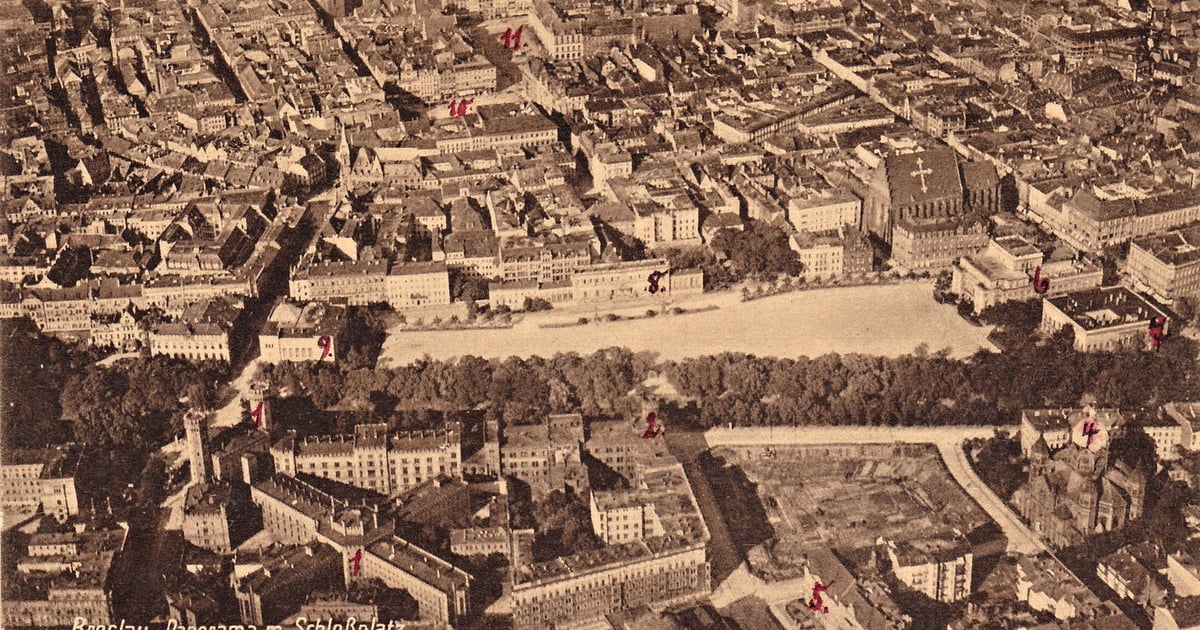 Wrocław z lotu ptaka w latach 1920 1940 Zobaczcie niesamowite archiwa
