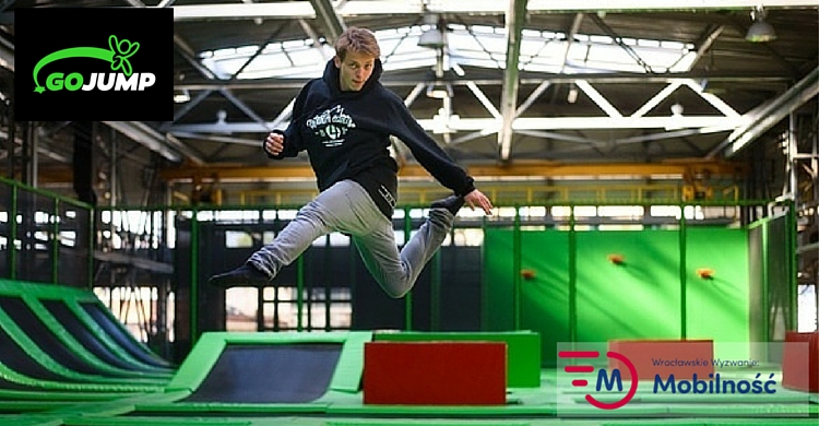 Park trampolin GOjump Wrocław we Wrocławskim Wyzwaniu: MOBILNOŚĆ