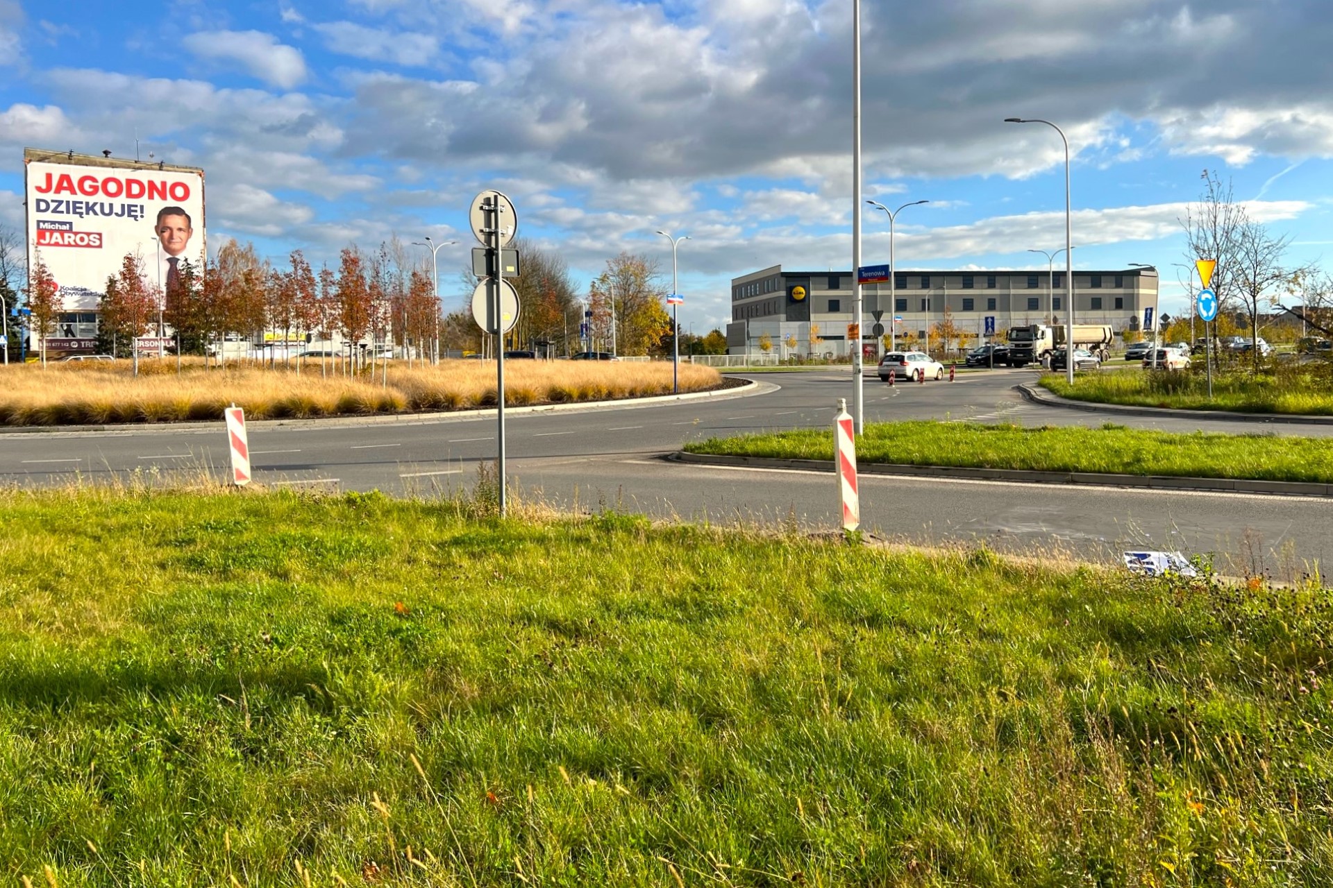 Budowa trasy autobusowej na Jagodno: nie ma wjazdu w Terenową