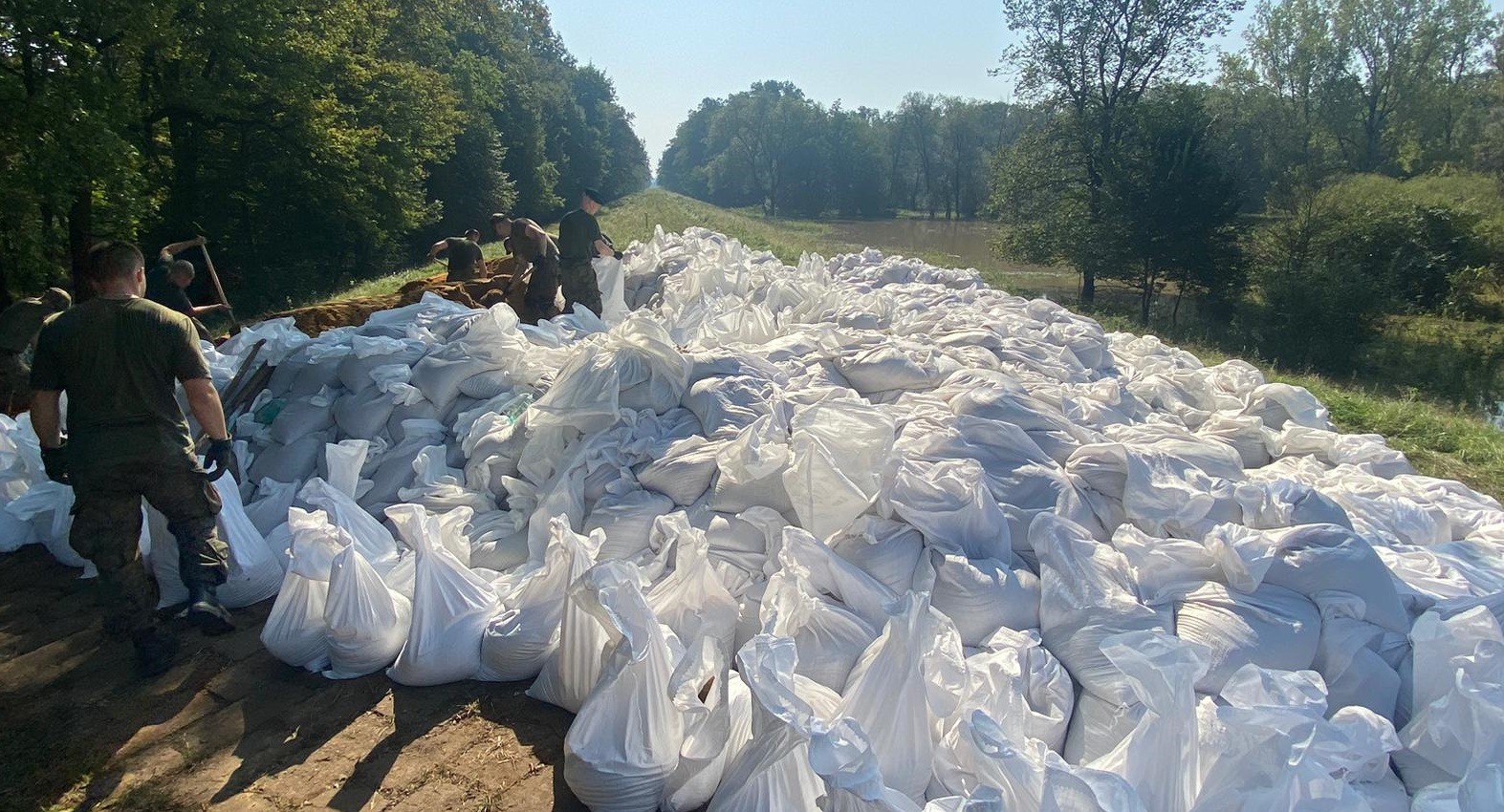 Aktualny stan rzek poza Wrocławiem na 21 września. Odra, Bóbr, Kwisa ...