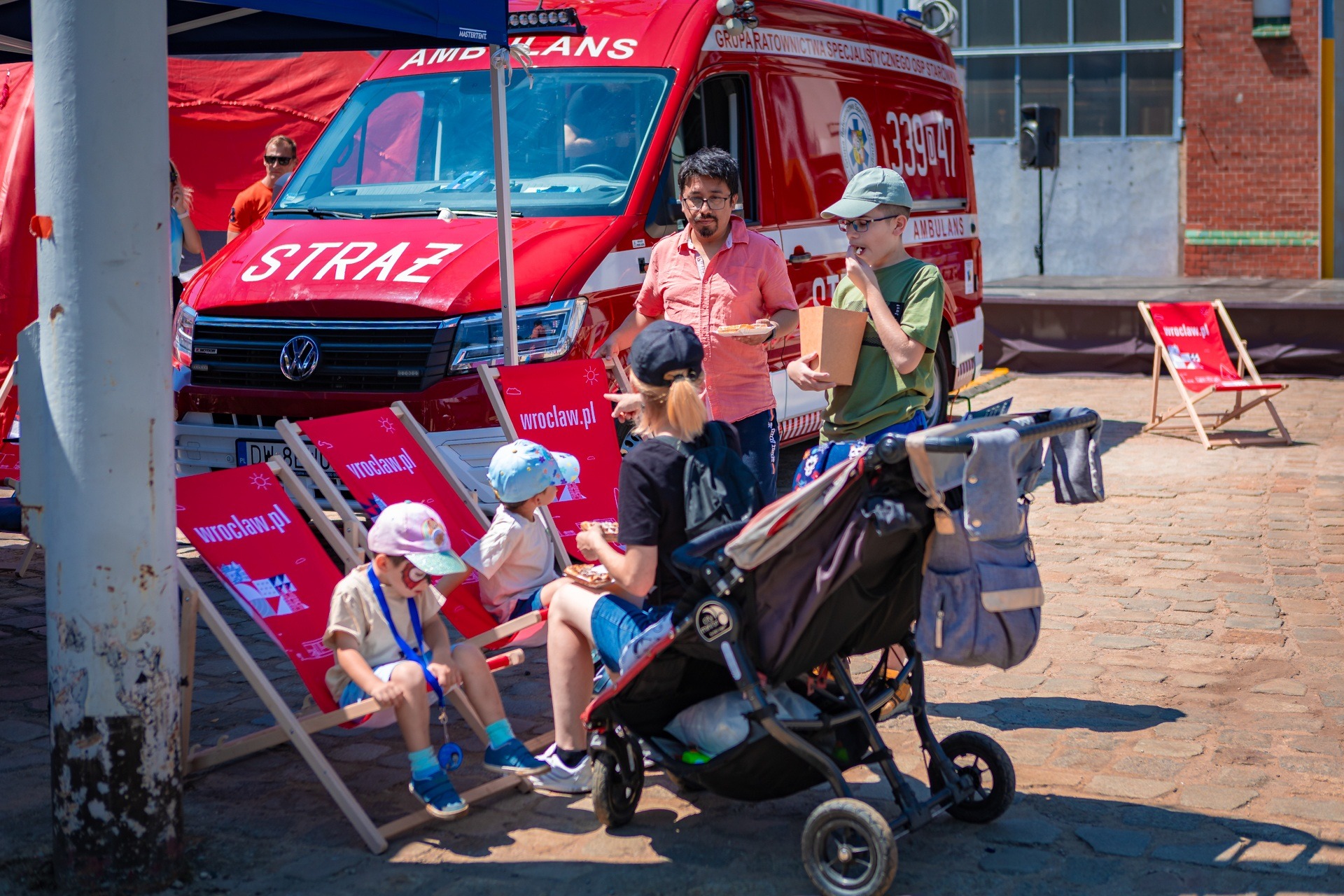 Piknik Bezpieczeństwa w zajezdni na Borku | ZDJĘCIA