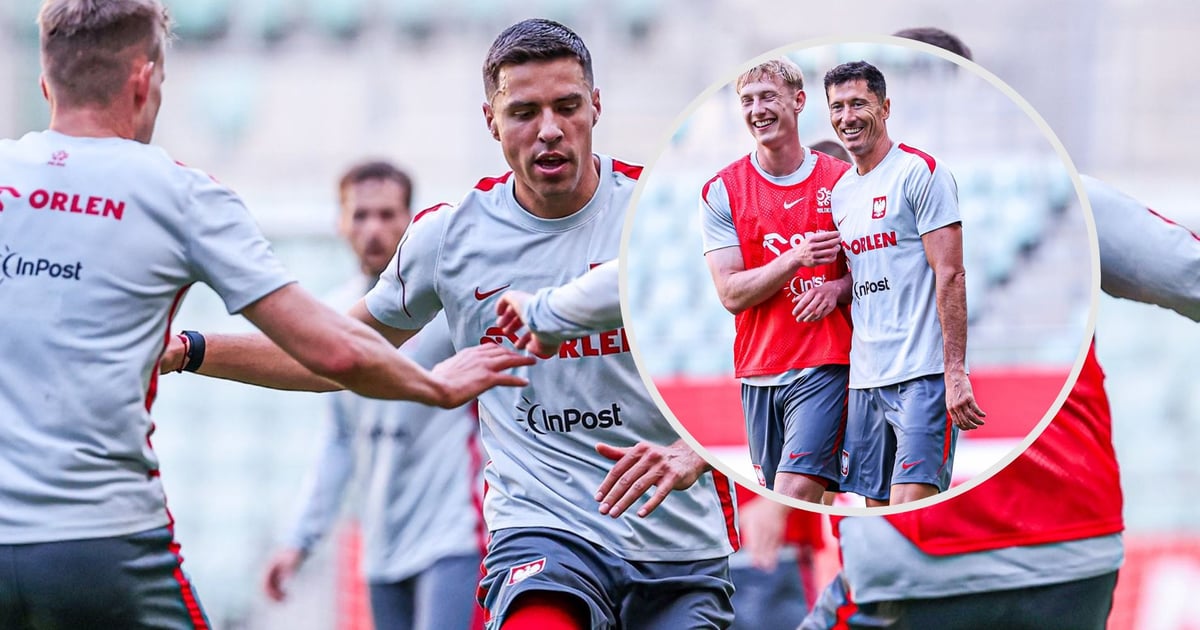 Robert Lewandowski zaprasza na mecz. Za nami trening na Tarczyński Arena
