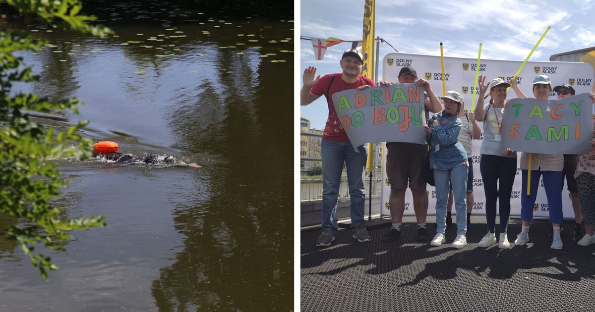 Adrian Kostera rozpoczął we Wrocławiu wyzwanie 365 Triathlon