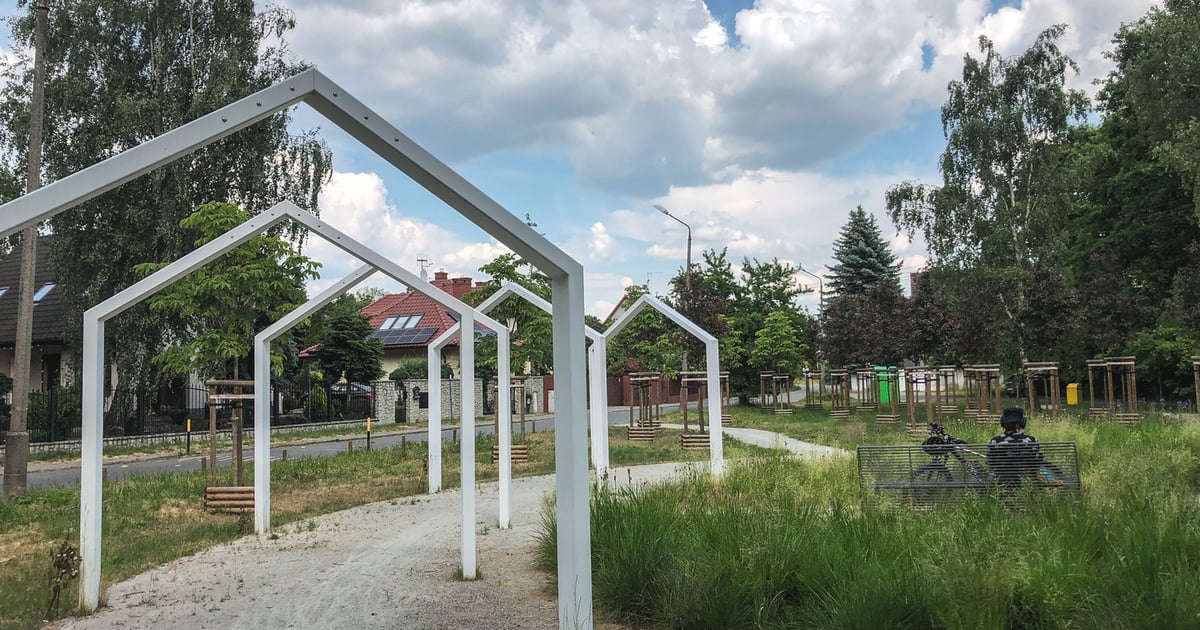 Pocztówka z osiedla Kowale - Park kieszonkowy przy Tczewskiej ...
