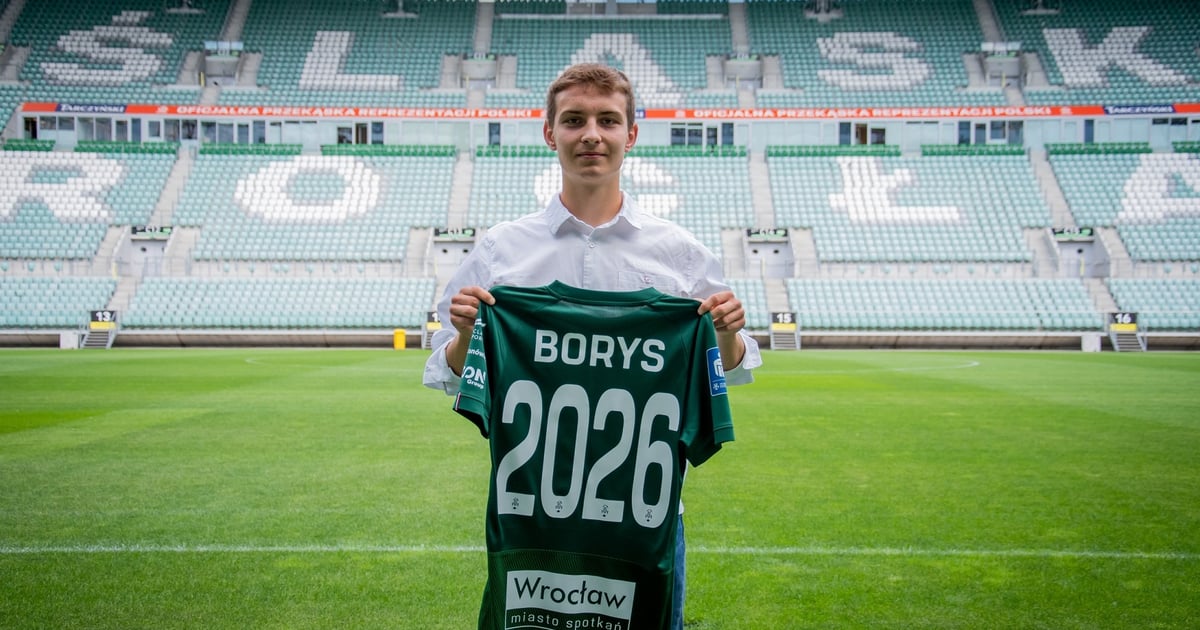 Karol Borys w piłkarskim Śląsku Wrocław do 2026 roku. Nowy kontrakt