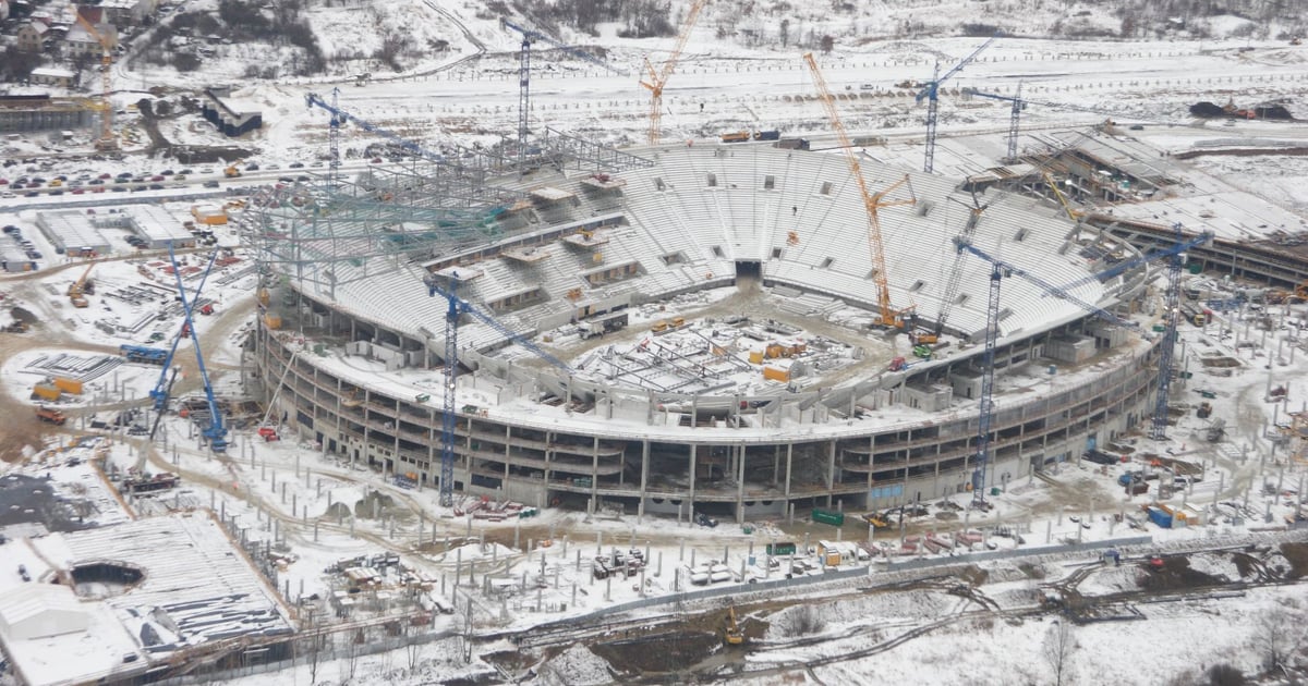 Budowa stadionu Tarczyński Arena na wrocławskich Pilczycach. Zobaczcie ...