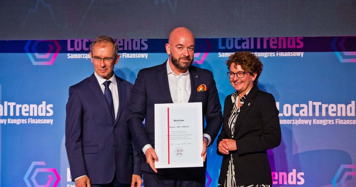 Wrocław otrzymał nagrodę Lidera Edukacji