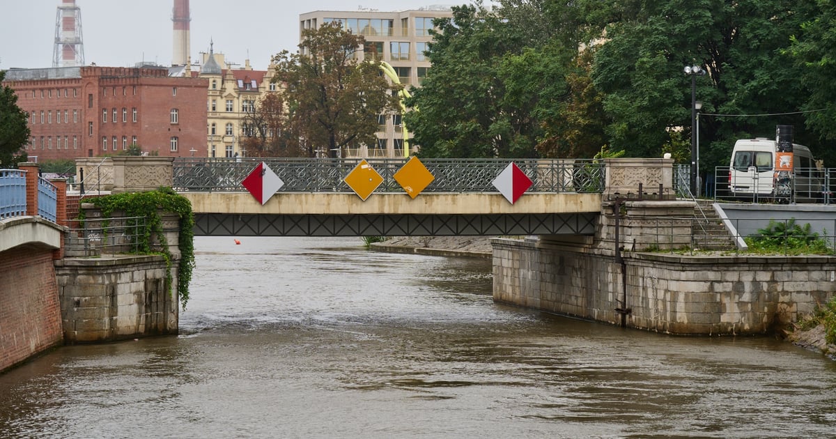 Stan rzek we Wrocławiu. Jaka jest sytuacja w niedzielę (15.09.) i co m ...