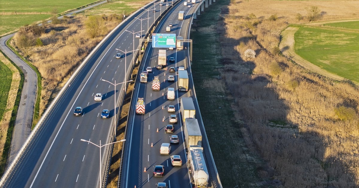Wypadek na AOW. Autostradowa Obwodnica Wrocławia zablokowana w kierun ...