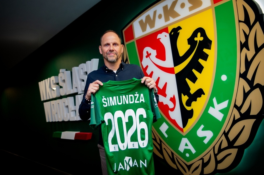 Ante Simundza zostaje w piłkarskim Śląsku Wrocław