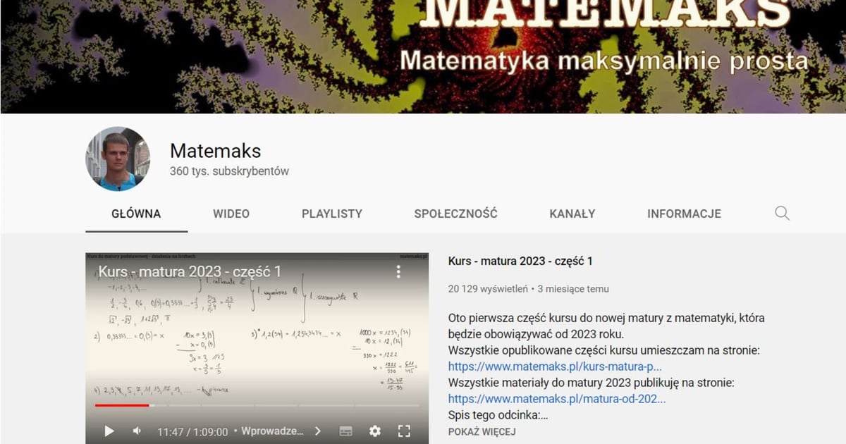 YouTube i kanały edukacyjne, które pomogą w nauce. Poznaj nasze TOP 1 ...