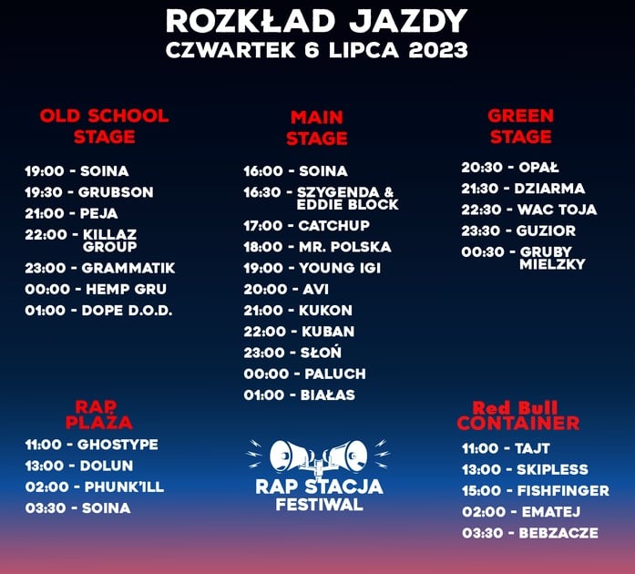 Rap Stacja 2023 w Sławie. Tysiące fanów i największe gwiazdy hip-hopu ...