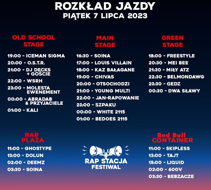 Rap Stacja 2023 w Sławie. Tysiące fanów i największe gwiazdy hip-hopu.... Zdjęcie 47/49