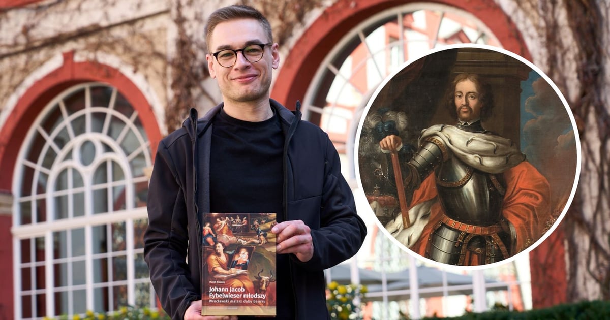 Kim był wrocławski malarz Johann Jacob Eybelwieser, który mieszkał przy ...