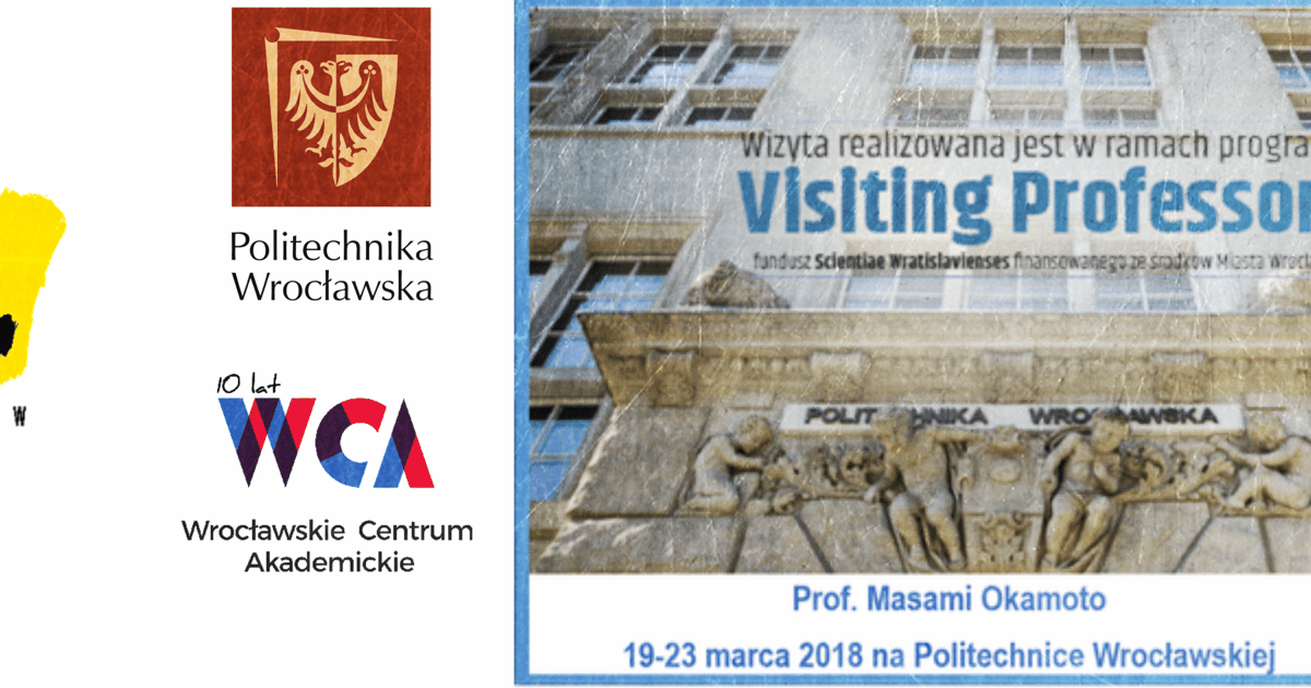 Visiting Professors - prof. Masami Okamoto, światowej sławy chemik ...