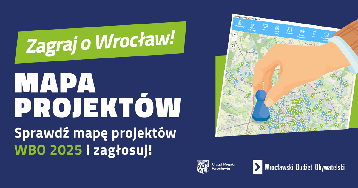 Mapa projektów - WBO 2025