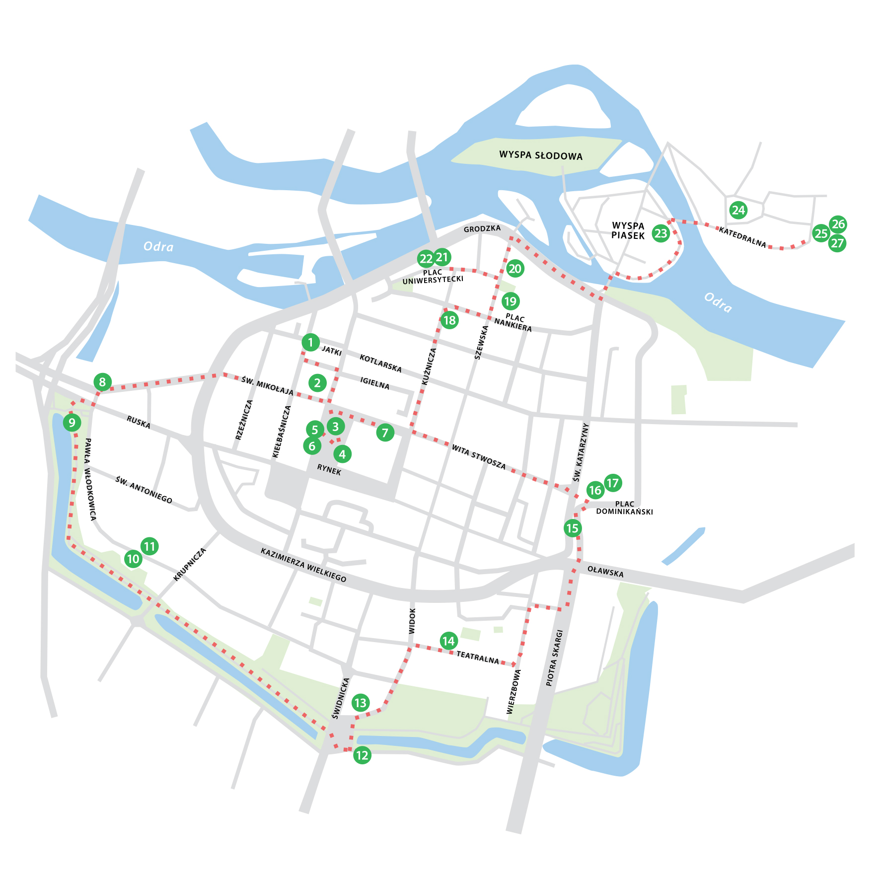 Szklana mapa Wrocławia
