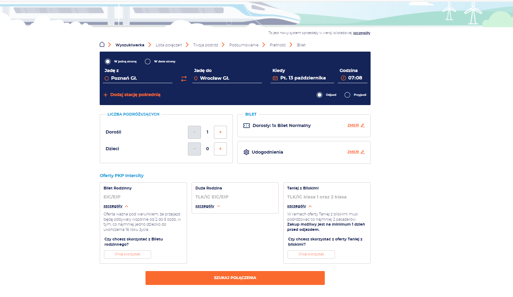 Bilety PKP online - teraz w nowej aplikacji