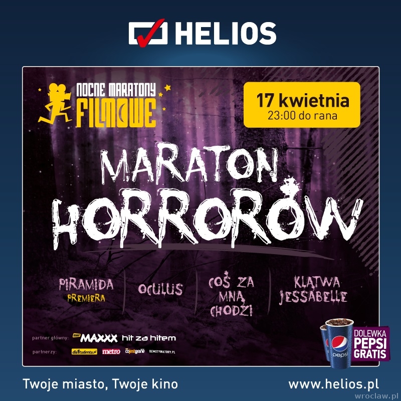 Maraton Horrorów w Heliosie Magnolia