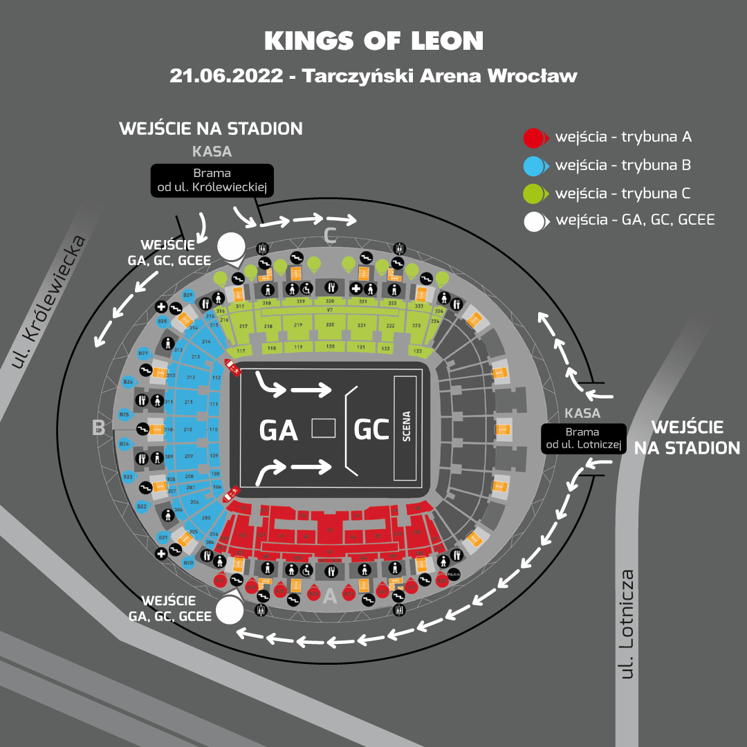 Kings of Leon we Wrocławiu. Koncert na Tarczyński Arena [DOJAZD ...