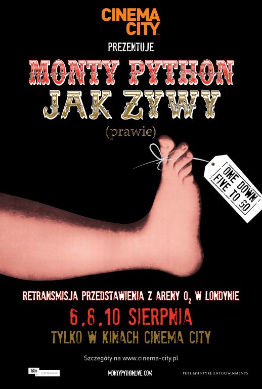 Pożegnalny występ Monty Pythona w Cinema City