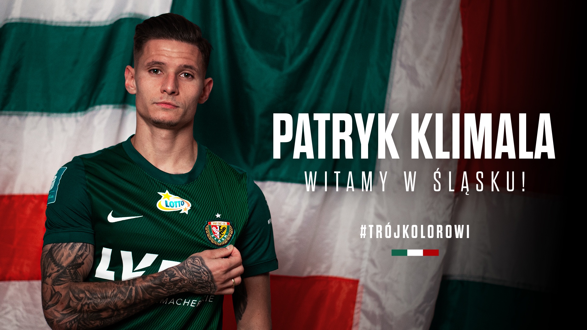 Patryk Klimala napastnikiem Śląska Wrocław!